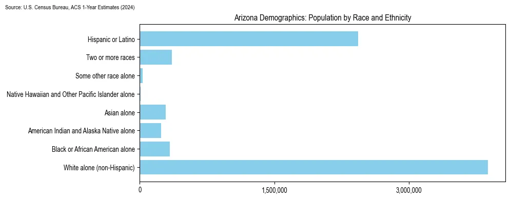 Arizona Demographics 2024 | Population, Race, Income, & More